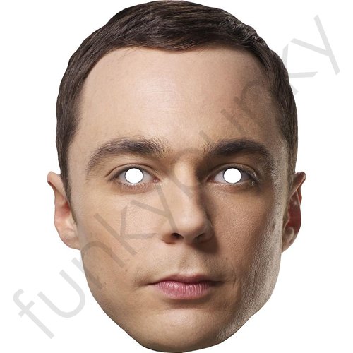Sheldon Cooper Celebrity Mask - Funkybunky Personalised and Celebrity ...